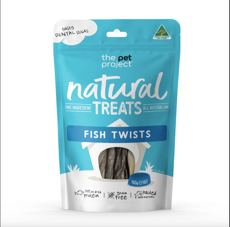Fish Twists 100g * – Aussie Pooch Nutrition & Wellbeing