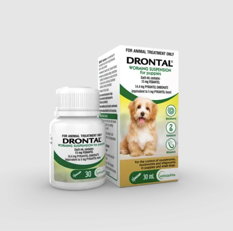 Drontal Puppy Worming Suspension 30ml – Aussie Pooch Nutrition & Wellbeing